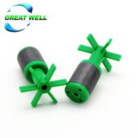China Customized Ferrite Round Ring Magnets , ODM Magnetic Water Pump Rotor ROHS for sale