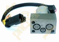 China Komatsu PC200-8 Hydraulic Pump Solenoid Valve 702-21-57400 0.44kg Excavator Spare Part for sale