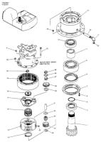 China Kobelco SK210-6E SK200-6 Swing Reduction Gear YN32W00004F1 200-220kg Excavator Part for sale