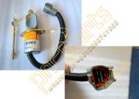 China Cummins Engine Fuel Shutoff Valve 24V Stop Solenoid SA-4014-24 Aftermarket for sale
