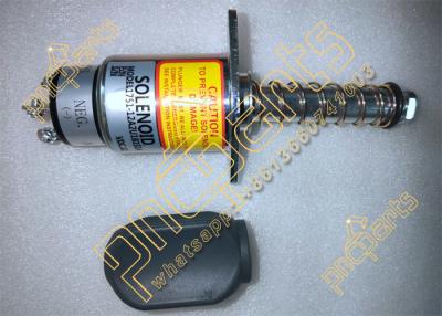 China Excavator Stop Solenoid 1751-12A2U1B1S1A 12V Shutoff Valve Spare Parts for sale