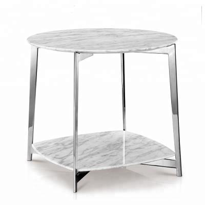 China Chic looking double desk around Italian marble coffee table for office, cafe, living room for sale