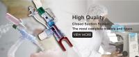 China Closed Suction Catheter Double Swivel Elbow Automatic Flushing 72H 10Fr 600mm for sale