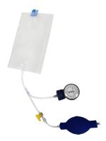 China Medical Grade Pressure Infusor Bag with Pressure Gauge 1000ml for IV Fluid Management for sale