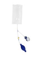 China Medical Grade Pressure Infusor Bag with Pressure Gauge 1000ml for IV Fluid Management for sale