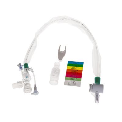 China Medical Grade Closed Suction System 72h Adult Push Switch Catheter 14FR for sale