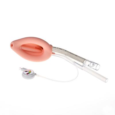 China Medical Grade Double Lumen Laryngeal Mask Airway with Pressure Indicator - 95° Curved Design for ENT Surgery for sale