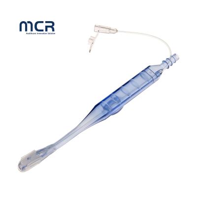 China Disposable Suction Oral Care Swab Sponge Toothbrush for ICU Patients - Silicone Head, Transparent Handle, Infection Prevention for sale