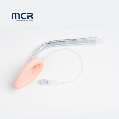China Disposable Medical Grade PVC Silicone Laryngeal Mask Airway Easy Insertable Size 1.0-5.0 for sale