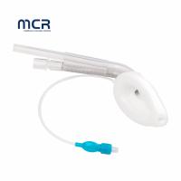 China Disposable Double Lumen Curved Laryngeal Mask Airway Silicone LMA Size 1.0-5.0 for sale