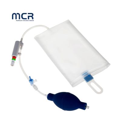 China Reusable Pressure Infusion Bag 500ml 1000ml IV Infusor Bag ISO13485 TPU for sale