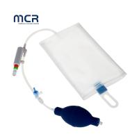 China Reusable Pressure Infusion Bag 500ml 1000ml Dual Hose Cleanable Pressure Infusor for Multi Patient Use for sale