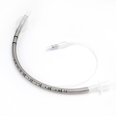 China Medical Grade Reinforced Endotracheal Tube 3.0-10.0mm Cuffed Uncuffed PVC for sale