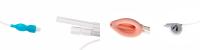 China Double Lumen Laryngeal Mask Airway Reinforced Silicone Curved LMA Sizes 1.0 to 5.0 for sale