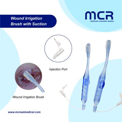 China Medical Suction Toothbrush Silicone Oral Care Wound Cleaning Brush 2 Sizes for sale