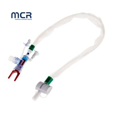 China Disposable Sterile PVC Closed System Suction Catheter 10Fr 600mm Medical for sale