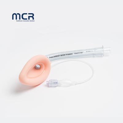 China Silicone Cuff PVC Preformed Tube Laryngeal Mask Airway Size 1.0 to 5.0 for sale