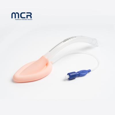 China Reusable Silicone Laryngeal Mask Airway with Wire Coil Sizes 1.0 to 5.0 for sale