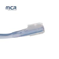 China Disposable Adult Oral Hygiene Suction Toothbrush Silicone Brush 2 Sizes for sale