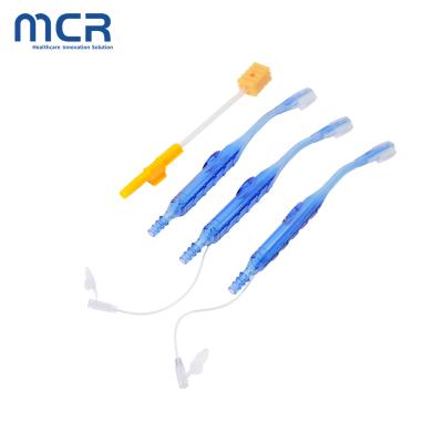 China Medical Toothbrush with Nylon Polished Bristles and Suction Swab Adult Size I for sale