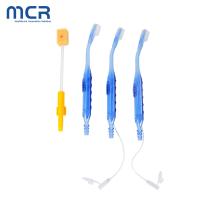 China Suction Toothbrush with Flushing Port and Sponge Oral Care Adult Size I II for sale