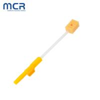 China Medical Oral Care Suction Irrigation Toothbrush ICU Patient Use Sterile Individual Pack Adult Size I II for sale