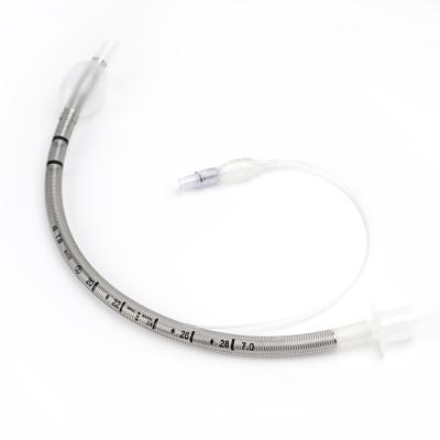 China Reinforced Disposable PVC Endotracheal Tube 7.0mm with Soft-Seal Cuff and Smooth Tip for sale