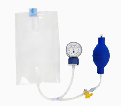 China Medical Grade Pressure Infusor Bag 1000ml Ethylene Oxide Sterilized for Emergency Fluid Administration for sale