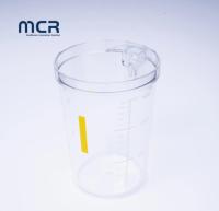 China Disposable Suction Liner Bag 1500cc with Bacteria Filter and Non-Return Valve Medical Grade for sale