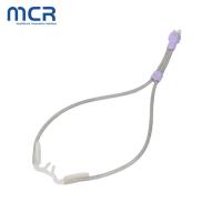 China Pediatric Nasal High Flow Cannula 12mm Tube ID 320mm Length DEHP Free Medical Grade PVC for sale