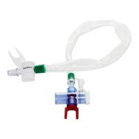 China Disposable Closed Suction System Tracheostomy Tube T Type Auto-Flushing 72H 10Fr-16Fr for sale
