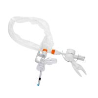 China Disposable Closed Suction System Y-Piece 24H Single Lumen with MDI Port for Tracheostomy Tube for sale
