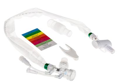 China Closed Suction Catheter 16Fr 600mm Endotracheal Inline Suction System for Airway Management for sale