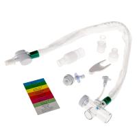 China Medical Grade Sterile Closed Suction Catheter 6Fr 24H Endotracheal Double Swivel Elbows for sale