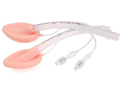 China Medical Silicone Laryngeal Mask Airway with Soft Cuff for 5-100kg Patients in Sizes 1.0-5.0 for sale