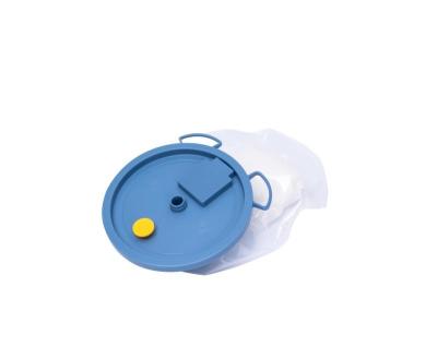 China Disposable Medical Suction Canister Liner Bag - PVC Material with Overflow Valve and Glue-Free Assembly for sale
