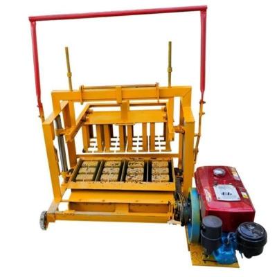 China Diesel Egg Laying Concrete Block Making Machine 550W Vibration Motor 220V 380V for sale