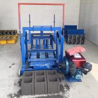 China Diesel Egg Laying Concrete Block Making Machine 550W Vibration Motor 220V 380V for sale