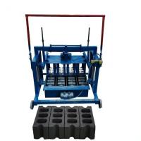 China Mobile Diesel Hollow Brick Making Machine 220V 380V Customized Manual Pressure Stone Power for sale