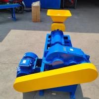 China 11kw Industrial Coal Charcoal Extruder Briquette Press Machine 140mm Spiral for Biomass for sale