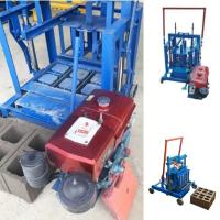 China Manual Brick Soil Cement Construction Block Making Machine for Quick Block Production for sale