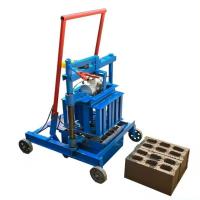 China Diesel Hollow Brick Soil Cement Construction Machine Fly Ash Brick Making Machine for sale