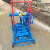 China Customized Solid Fly Ash Manual Cement Concrete Brick Moulding Machine Easy Operation for sale
