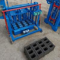 China Customized Solid Fly Ash Manual Cement Concrete Brick Moulding Machine Easy Operation for sale