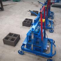 China Processing Compressed Hollow Soil Brick Making Machine with 1580*1450*1800 mm Size for sale