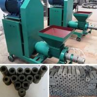 China Biomass Charcoal Briquette Machine 140-180mm Screw Press for Sawdust Rice Husk Bamboo for sale