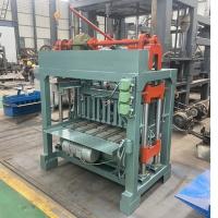 China Semi Automatic Manual Brick Block Making Machine 1250x1350x1550 mm 6.4 kW for sale