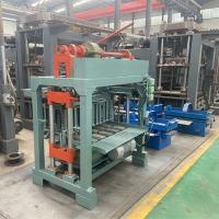 China Semi Automatic Manual Brick Block Making Machine 1250x1350x1550 mm 6.4 kW for sale