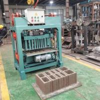 China Semi Automatic Manual Brick Block Making Machine 1250x1350x1550 mm 6.4 kW for sale