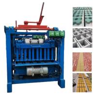 China MC4-30A 35A Block Molding Machine 6.4kW 4.8kW Concrete Brick Making Machine for sale